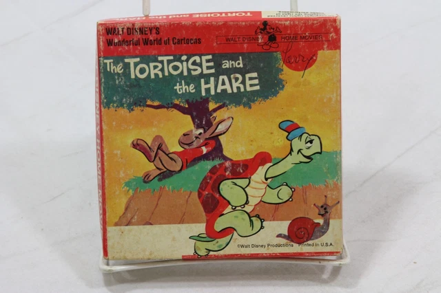 WALT DISNEY THE Tortoise and the Hare Super 8 mm film B&W Silent 1415 £ ...