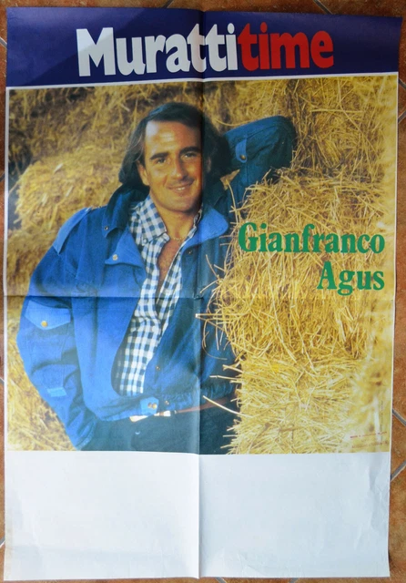 POSTER ADVERTISING ORIGINAL Muratti Time Gianfranco Agus Years 80 £22. ...