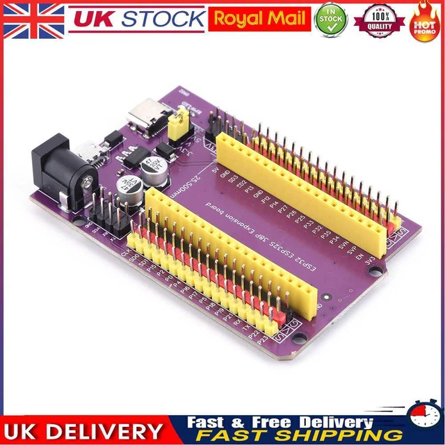ESP32 DEVELOPMENT BOARD NodeMCU-32S Lua TYPE-C/MICRO Module GPIO Expansion Board £6.29 - PicClick UK