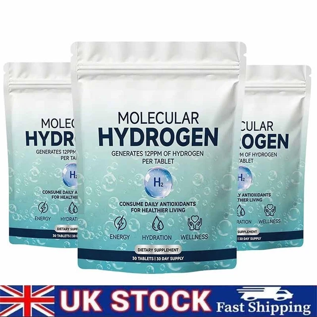 3PACK HYDROGEN WATER Tablets Hydrogen Tablets for Drinking Water,Energy ...