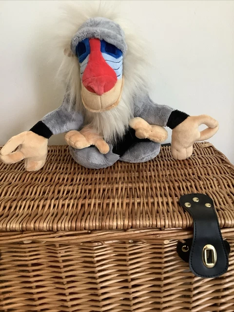 DISNEYLAND PARIS EXCLUSIVE 12" RAFIKI Mandrill Monkey Plush Soft Toy ...