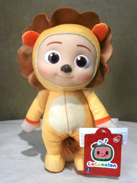 JAZWARES BRAND COCOMELON JJ Lion Moon Bug Entertainment Soft Toy plush ...