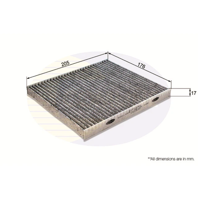 FILTRO CABINA POLLINE per FIAT 500 C 312 0.9 COMLINE 77365763 EUR 10,30 ...