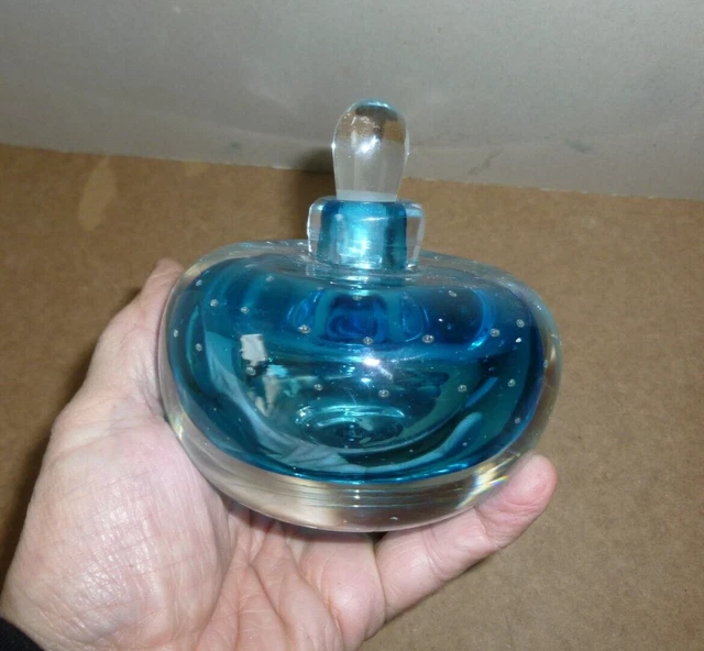 FLACON DE PARFUM en verre style Murano. EUR 35,00 - PicClick FR