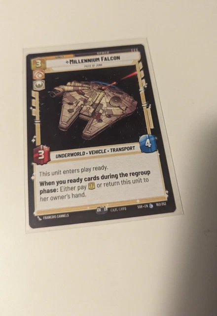 STAR WARS UNLIMITED Millennium Falcon Legendary Non Foil #193 EUR 4,91 ...