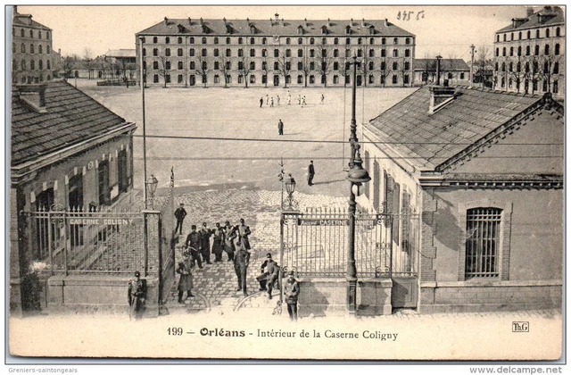 45 ORLEANS - interieur de la caserne coligny EUR 5,00 - PicClick FR