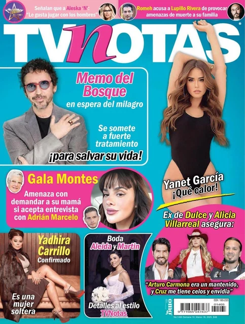 YANET GARCÍA NEW Tvnotas Yadhira Carrillo Aleida Nuñez Mexican Magazine ...