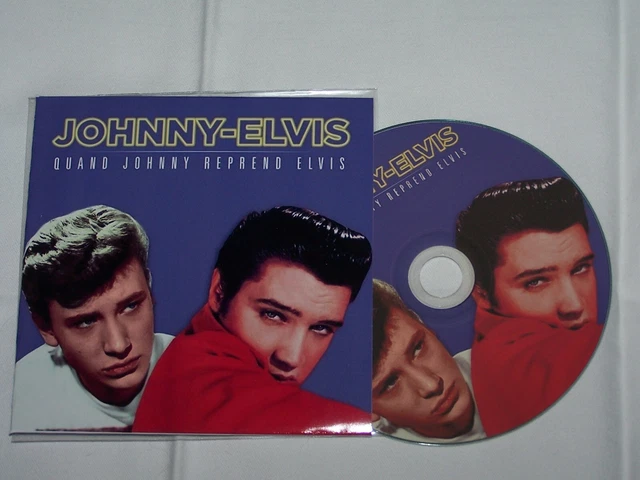 JOHNNY HALLYDAY : Quand Johnny reprend Elvis (Picture CD) 3 EUR 10,00 ...