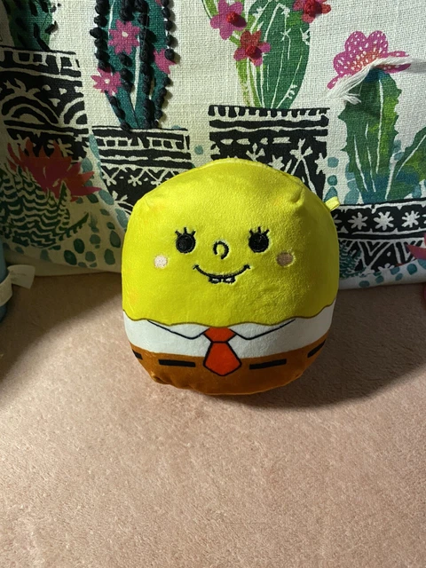 SQUISHMALLOW SPONGEBOB SQUAREPANTS 5" Nickelodeon Claire's Plush “RARE ...