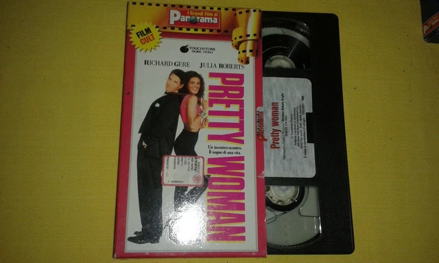 PRETTY WOMAN VHS Cardboard Julia Roberts Richard Gere Ed. Panorama £2. ...