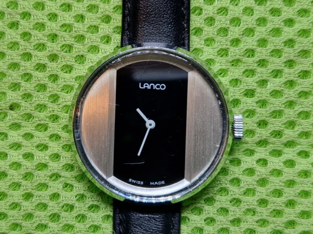 DAMEN ALTE Armbanduhr Lanco, Swiss Made, Handaufzug, Läuft EUR 30,00 ...