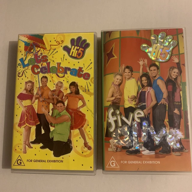 HI-5 - LET'S Celebrate & Five Alive VHS PAL $24.99 - PicClick AU