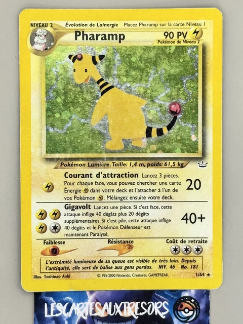 CARTE POKÉMON PHARAMP 1/64 EDITION 2 ED2 Neo Revelation VF FR EUR 39,99 - PicClick FR