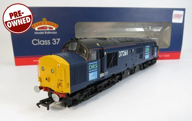 OO GAUGE BACHMANN 32-780U DCC SOUND Class 37 261 DRS Loco - Special ...