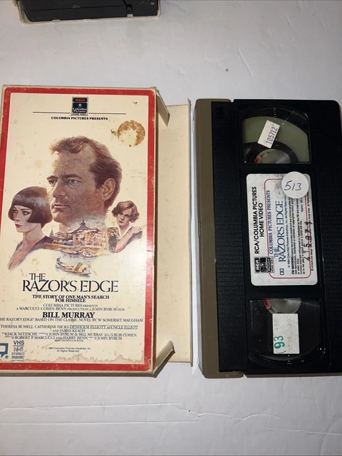 THE RAZORS EDGE (VHS, Closed Captioned) 1984 remake stars Bill Murray £ ...