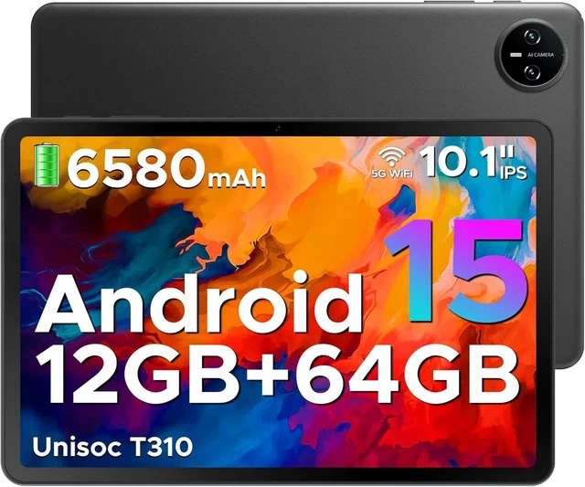 DOOGEE TAB A9 Android 15 Tablet 10 Inch(2025), Unisoc T310 Android ...