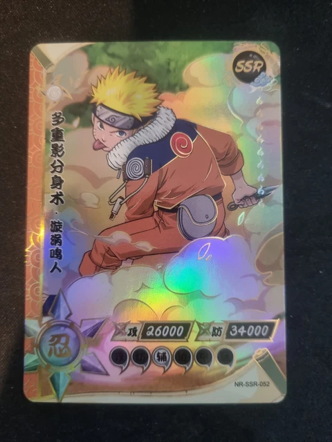 KAYOU OFFICIAL LICENSED Naruto TCG Hatake Kakashi SSR NR-SSR-028 EUR 14 ...