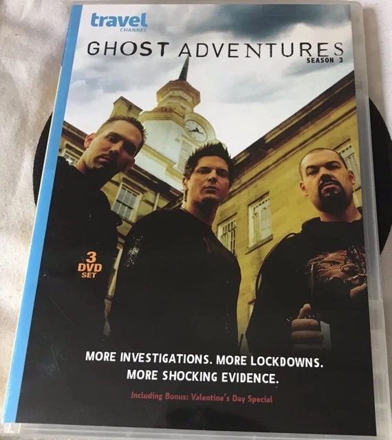 GHOST ADVENTURES DVD Season 3 Documentary Oop Rare Paranormal Reality ...