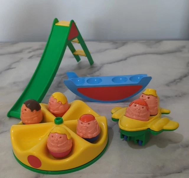 VINTAGE 1970'S AIRFIX WEEBLE PLAYGROUND Slide, Roundabout, Seasaw ...