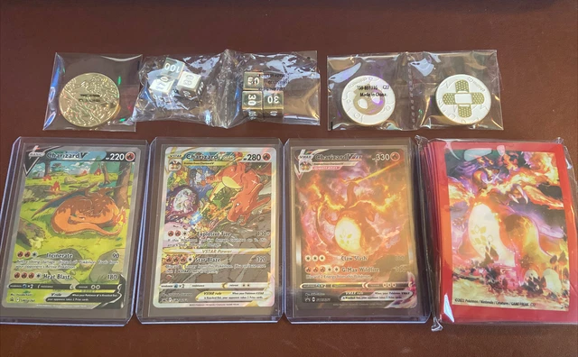 CHARIZARD V VSTAR Vmax SWSH260 SWSH261 & SWSH262 UPC Promo Cards Set of ...