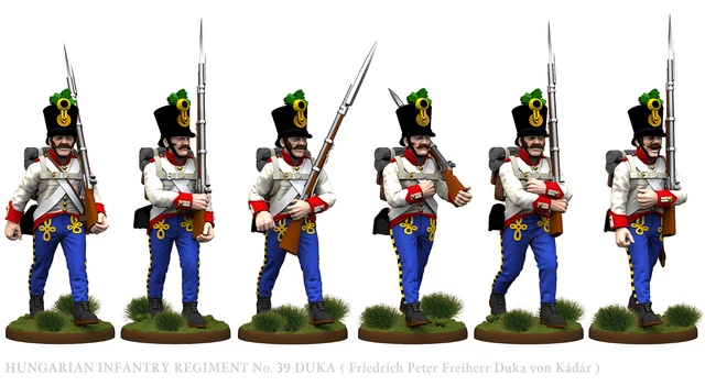 NAPOLEONIC AUSTRIAN INFANTRY - Hungarian Fusiliers Line Order 28mm £11. ...