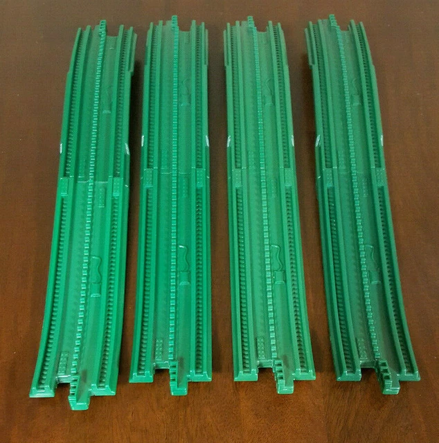 FISHER PRICE GEOTRAX Train Replacement Parts Railroad Long Tracks Green ... FISHER PRICE GEOTRAX Train Replacement Parts Railroad Long Tracks Green ...