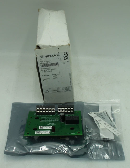 MODULE D'INTERFACE RELAIS Fireclass FC410RIM TYCO EPG RIM800 MX - Boîte ...