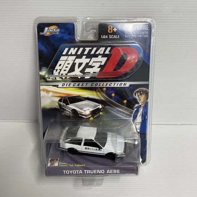 INITIAL D 1:64 Scale JADA Diecast Toyota Trueno AE86 2004 Model Drift Car Sealed $60.00 ...