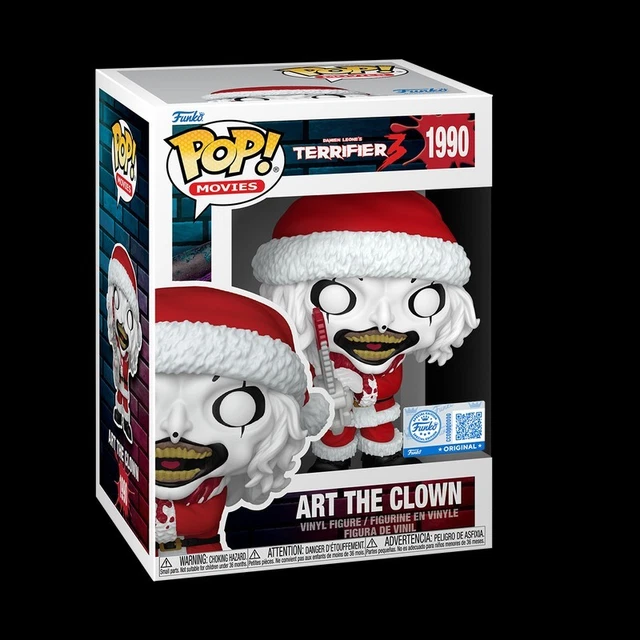FUNKO POP! TERRIFIER Art the Clown with Chainsaw (Bloody) Pre-order Dec ...