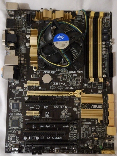 ASUS Z87-A ATX Gaming Motherboard LGA1150 socket & Intel Core i5 4690K ...