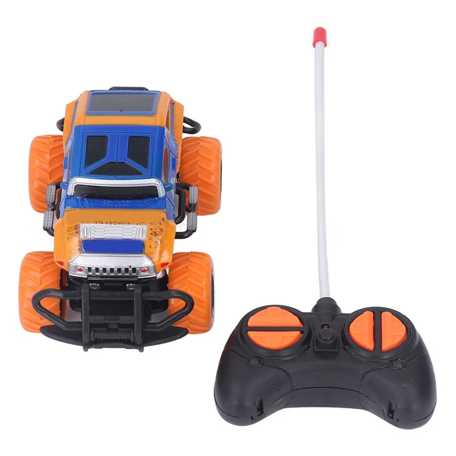 (ORANGE AND BLUE)REMOTE Control Car 1:43 RC Truck Toy Plastic Bright ...