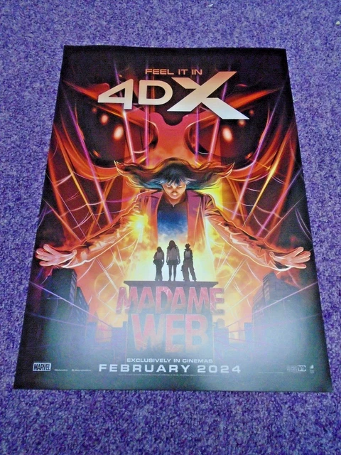 MADAME WEB (2024) - UK Exclusive - 4DX A3 Movie Promotional Poster £5.99 - PicClick UK