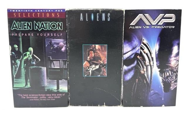 ALIEN VHS LOT Theme - Alien Vs Predator / Aliens / Alien Nation - Sci ...