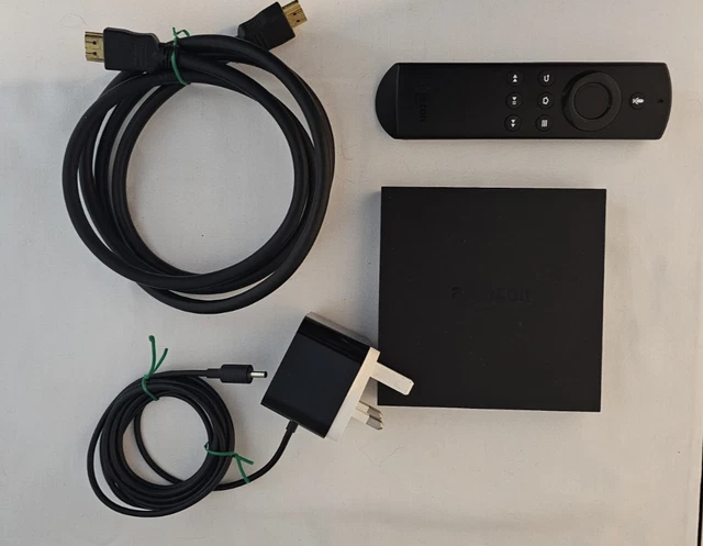 AMAZON FIRE TV Box 2nd Gen 4K Ultra HD - DV83YW - with remote £26.57 ...