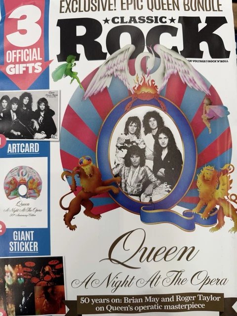 CLASSIC ROCK MAGAZINE Nov 2025 Exclusive Epic Queen bundle: A Night at ...