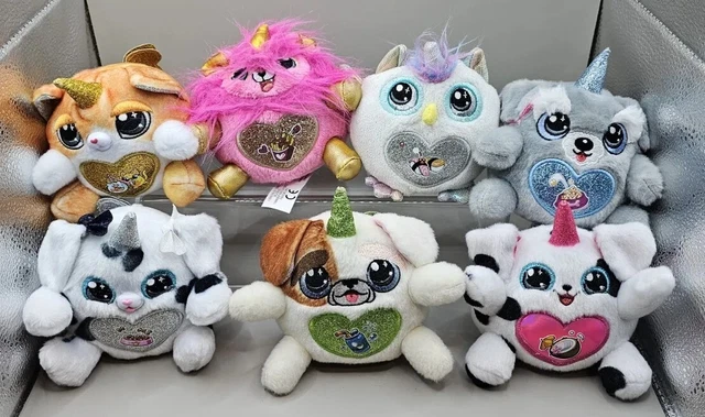 RAINBOWCORNS BUNDLE SMALL plushies 4" bundle of 7 soft toys £28.99 ...