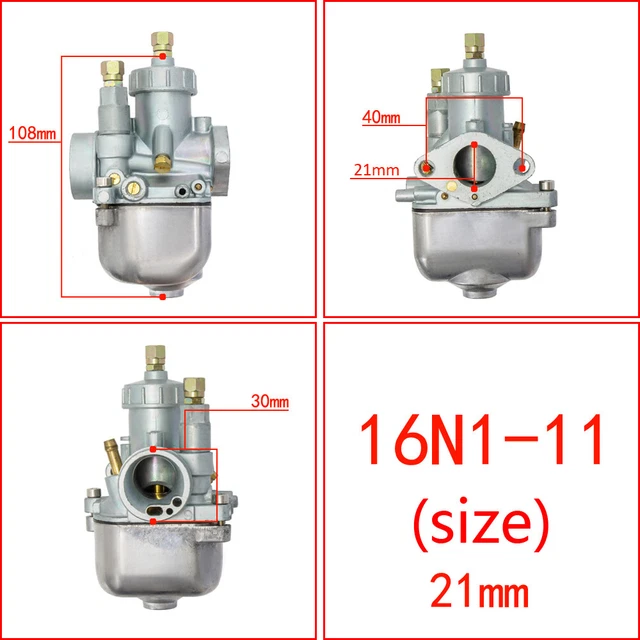 21MM VERGASER 16N1-11 Für Simson S50 S51 S70 SR4 Schwalbe KR51/2 DDR QUALITÄT EUR 21,48 ...