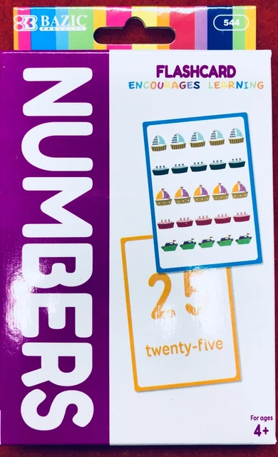 NUMBERS FLASH CARDS Educational Kids Game, Learning Card Game - Free ...