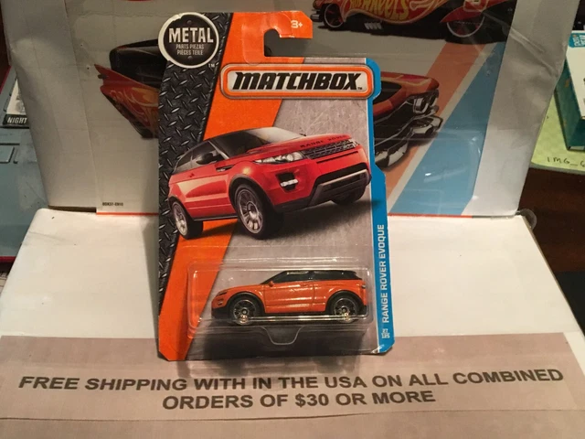 MATCHBOX RANGE ROVER Evoque Mbx Adventure City 27/125 Orange Vhtf ...