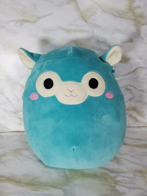 PELUCHE SQUISHMALLOW TIM the Llama Alpaga 8 pouces Kellytoy bleu ...