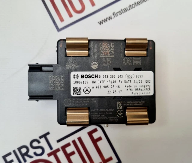ORIGINAL MERCEDES-BENZ RADARSENSOR Distronic Radar Sensor A0009052616 ...