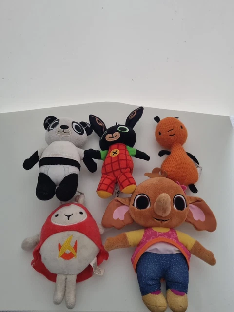 CBEEBIES BING BUNNY Plush Soft Toy Bundle 7" Toys Flop Pando £19.98 ...
