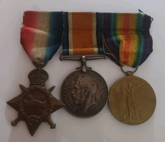 WW1 TRIO SUFFOLK Regiment Drummer Boy Soldier Private Low Service ...