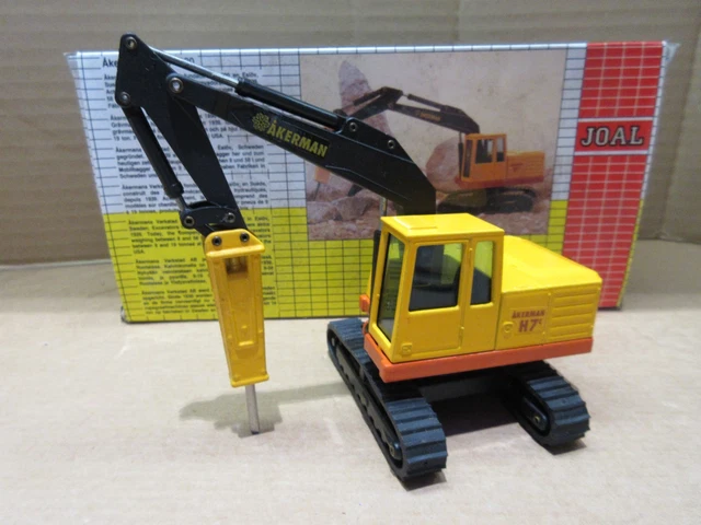 JOAL 249 AKERMAN H7 EXCAVATOR JOAL DIECAST COLLECTABLE MODEL £22.00 ...