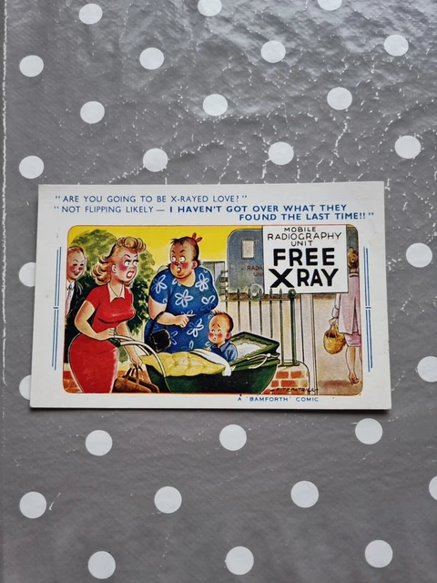VINTAGE SAUCY SEASIDE Comic Postcard BAMFORTH BLACK TRIANGLE NO 1951 ...