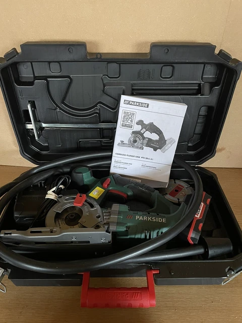 PARKSIDE PTS 20-LI A1 Plunge Saw Set £69.99 - PicClick UK