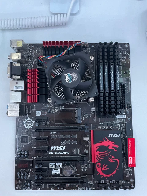 INTEL CORE I5 4670k CPU, MSI Z87-G45 ATX gaming, 16 GB RAM, cooler ...