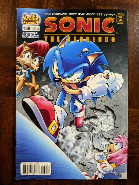 ARCHIE SONIC THE Hedgehog Comic #188 VF EUR 16,49 - PicClick FR
