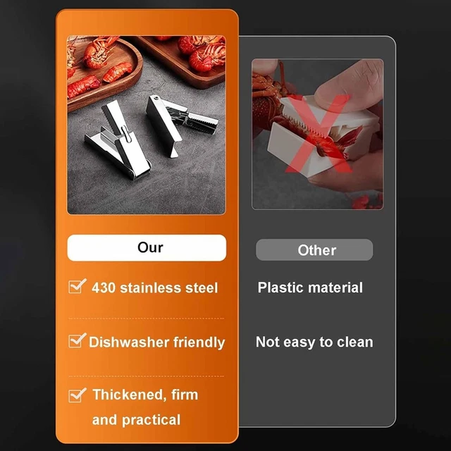CRAWFISH TAIL REMOVER Tool Crayfish Peeler Crayfish Shelling Device ...