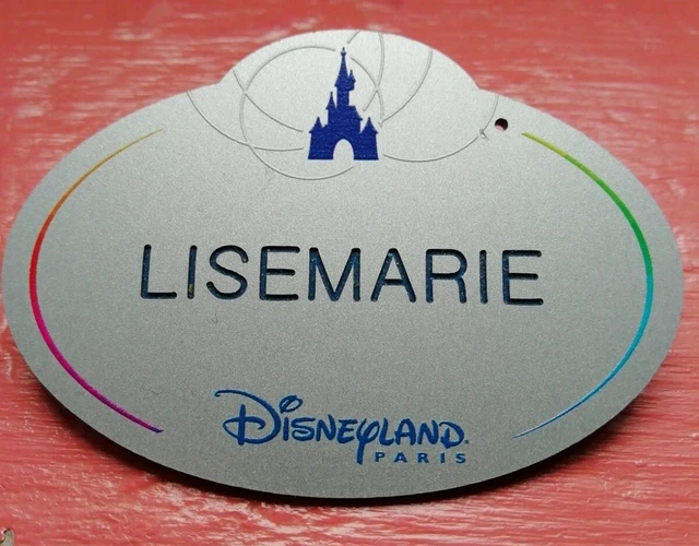NAME TAG DISNEY cast member disneyland paris nametag château castle EUR ...
